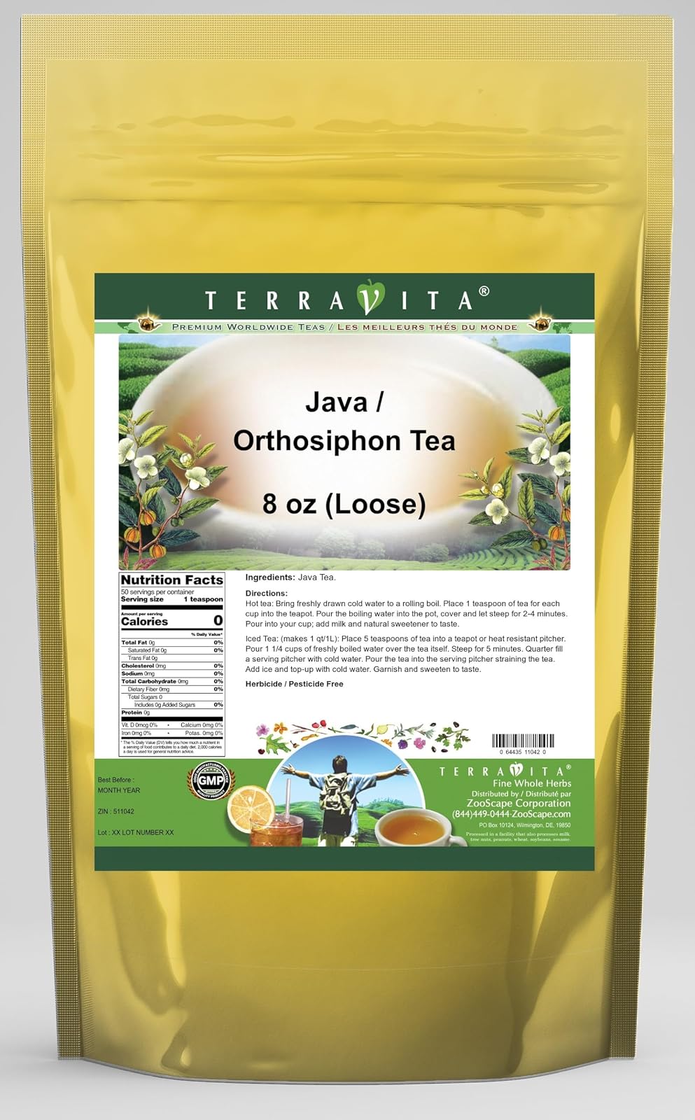 Java herbal tea for relaxation
