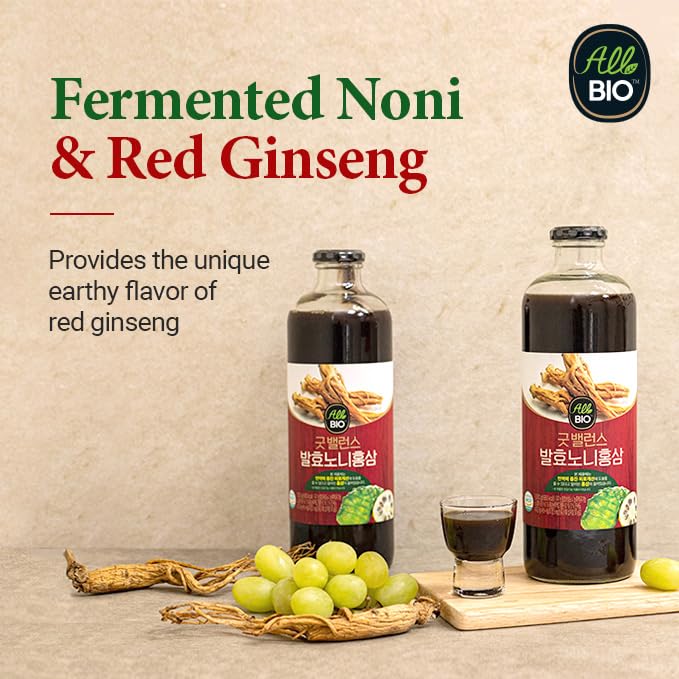 Java noni juice with red ginseng