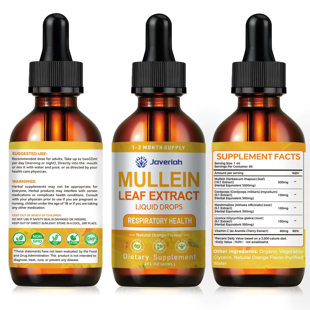 Javeriah mullein drops for everyday use