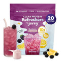Javvy clear protein powder blackberry lemonade