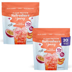 Javvy Clear Protein Powder peach flavour