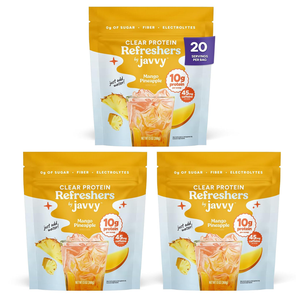 Javvy Clear Protein Powder pineapple mango flavour