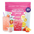 Javvy clear protein powder strawberry lemonade