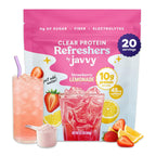 Javvy clear protein powder strawberry lemonade