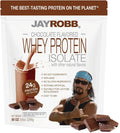 Jay Robb chocolate whey protein powder