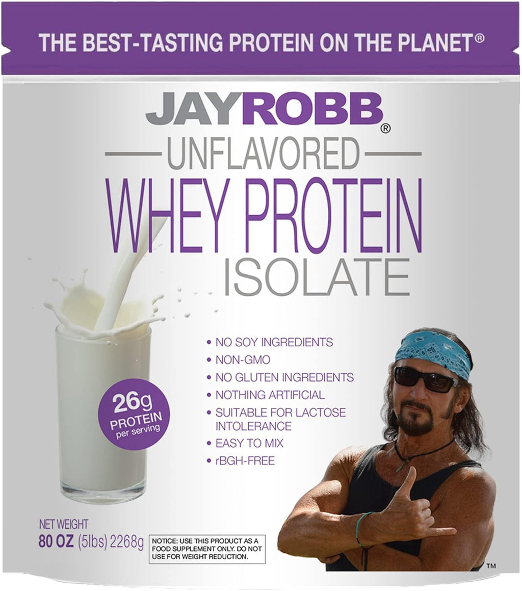 Jay Robb whey isolate protein powder