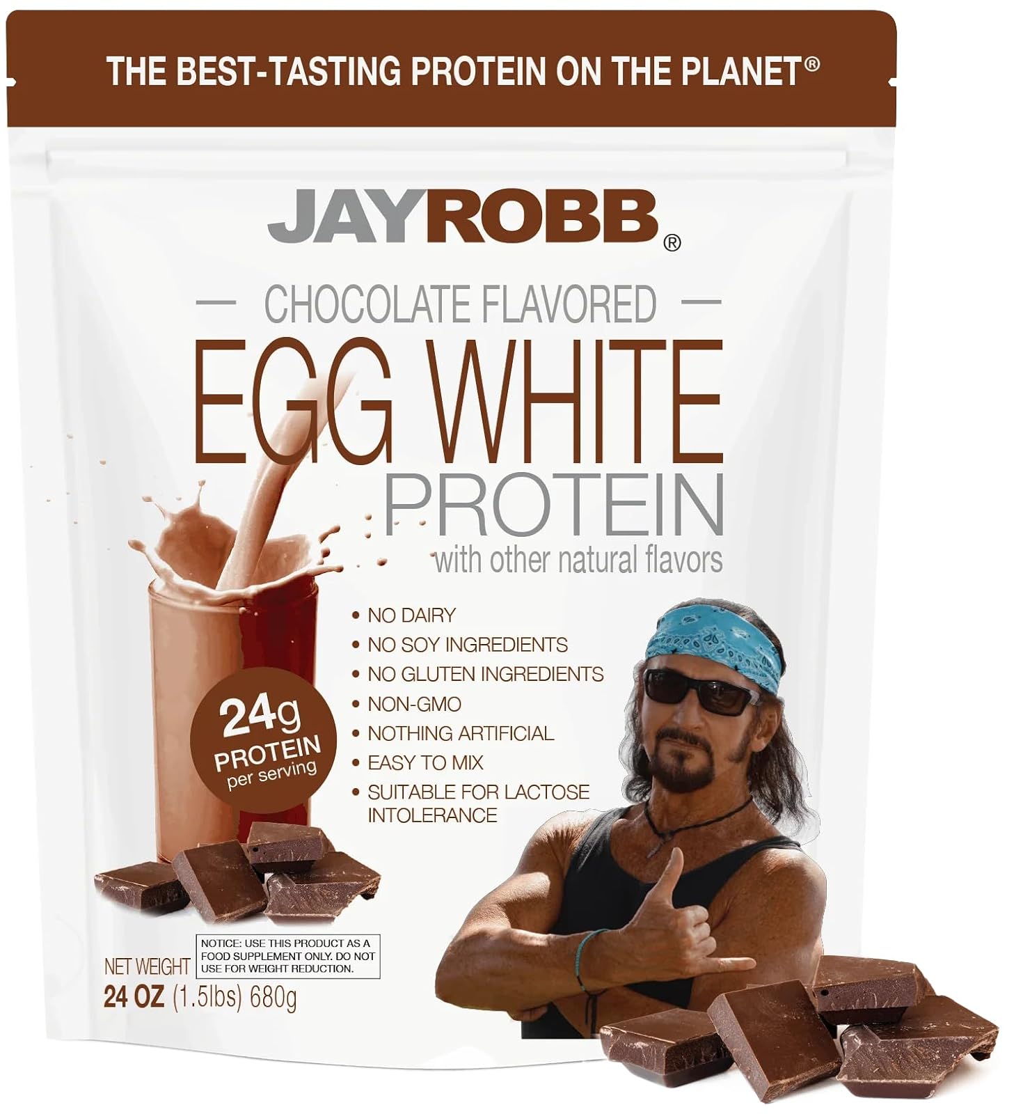 JAYROBB chocolate egg white protein