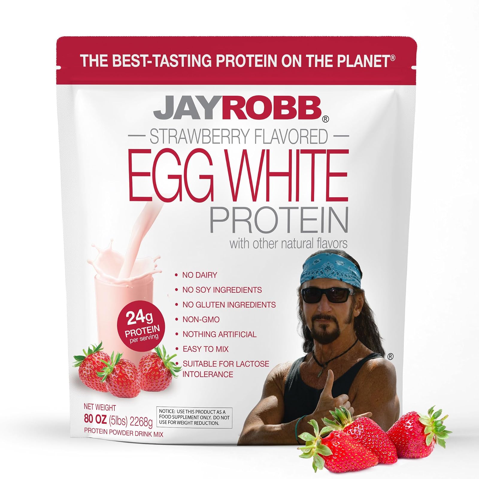 JAYROBB egg white protein powder