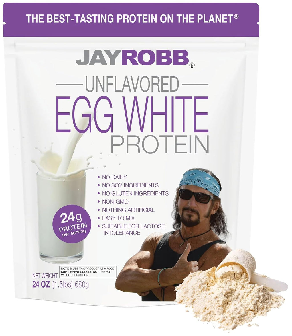 JAYROBB unflavored egg white protein