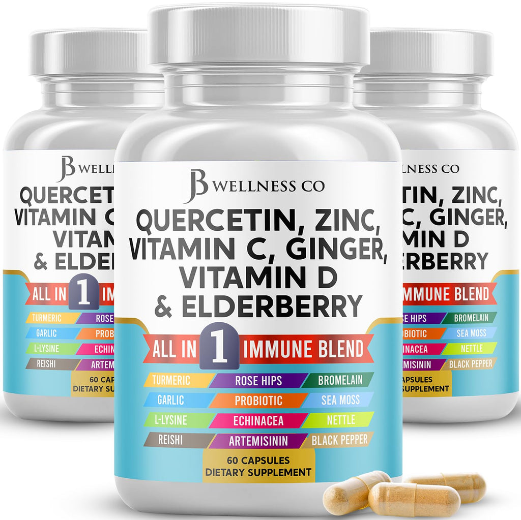 JB Wellness Co Quercetin capsules for immunity