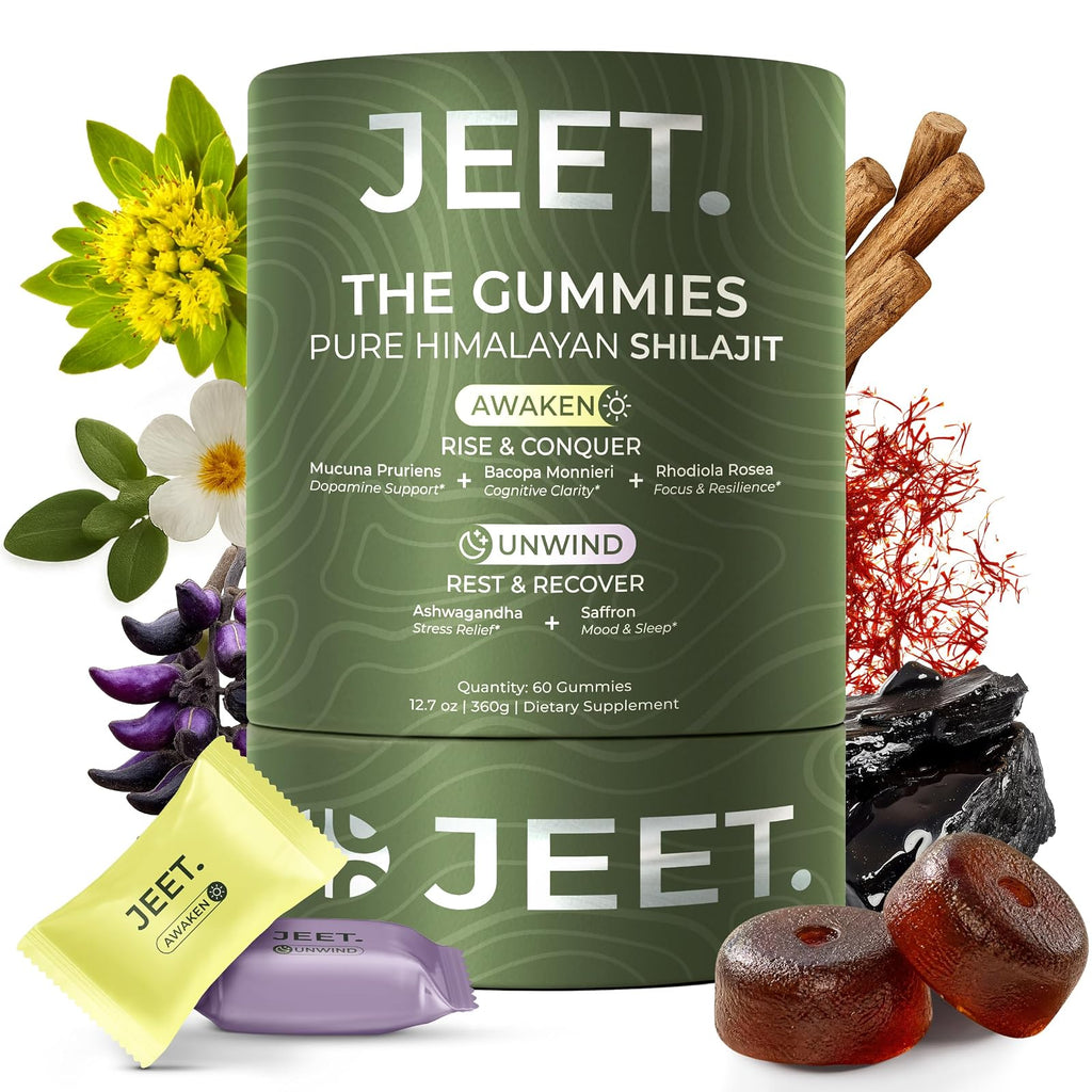 JEET Himalayan Shilajit gummies for energy
