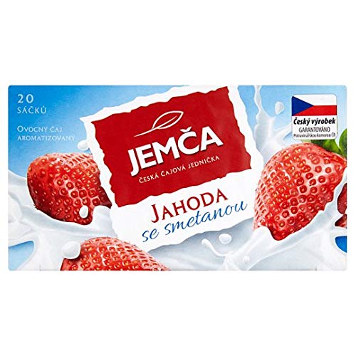 Jemca Strawberries & Cream herbal tea bags
