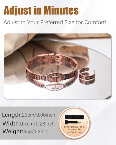 Jeracol bracelet and ring gift set