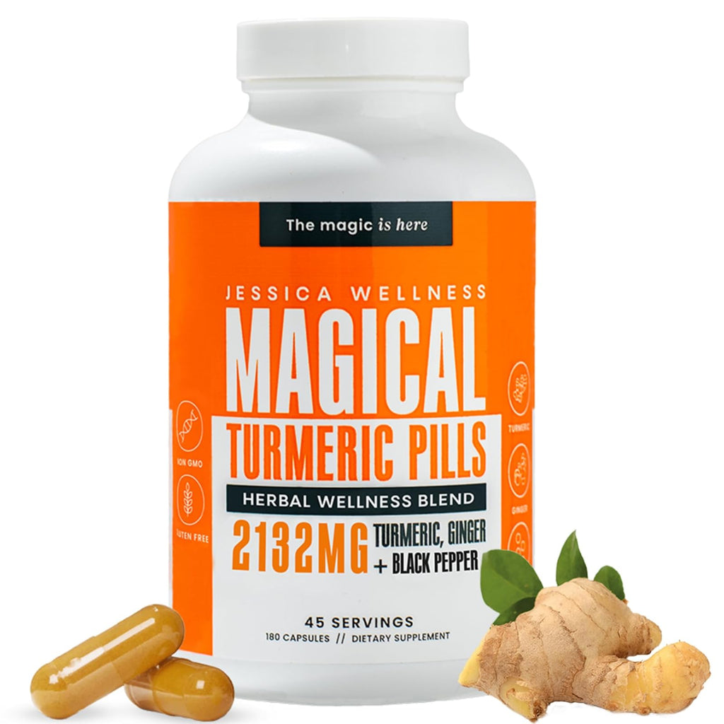 JESSICA WELLNESS turmeric curcumin capsules