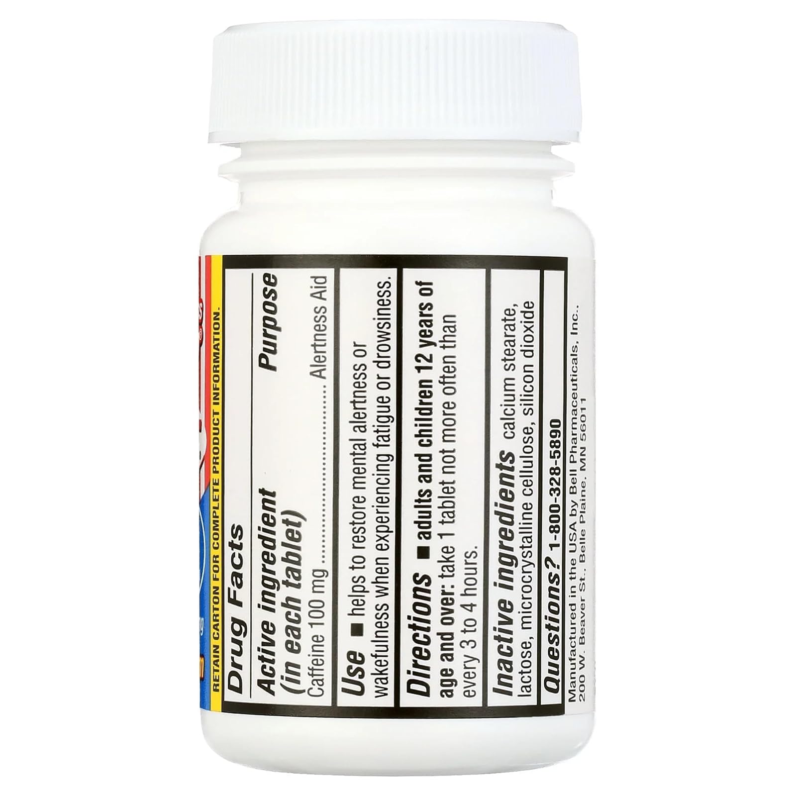 Jet-Alert 100 mg caffeine for workouts