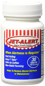 Jet-Alert caffeine tablets for energy