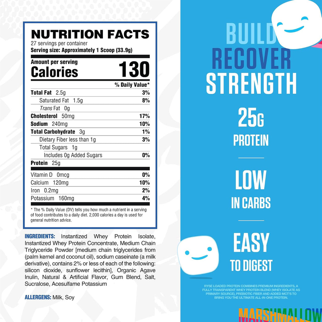 Jet-Puffed Marshmallow protein shake