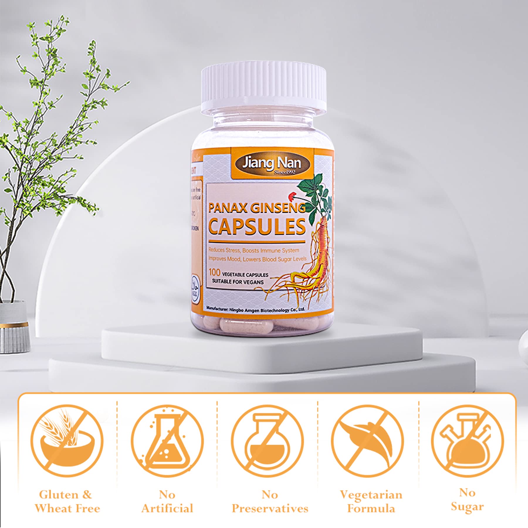 Jiang Nan ginseng for vitality