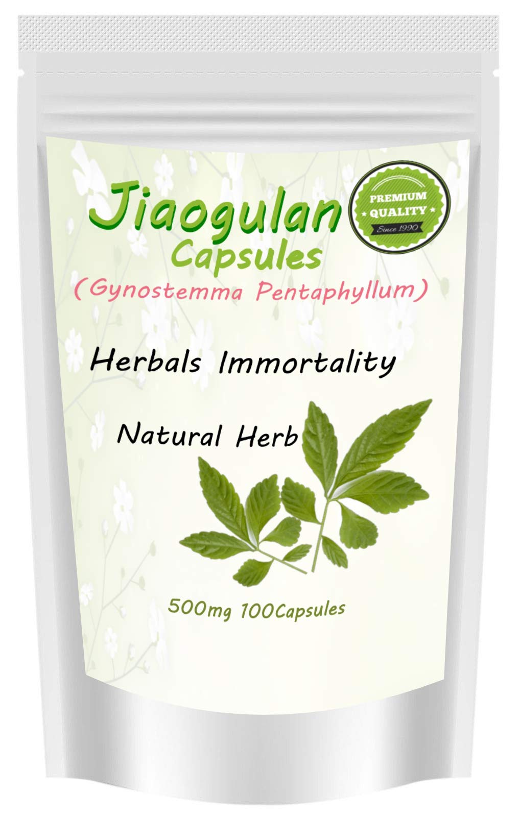 Jiaogulan blended vitamin capsules for wellness