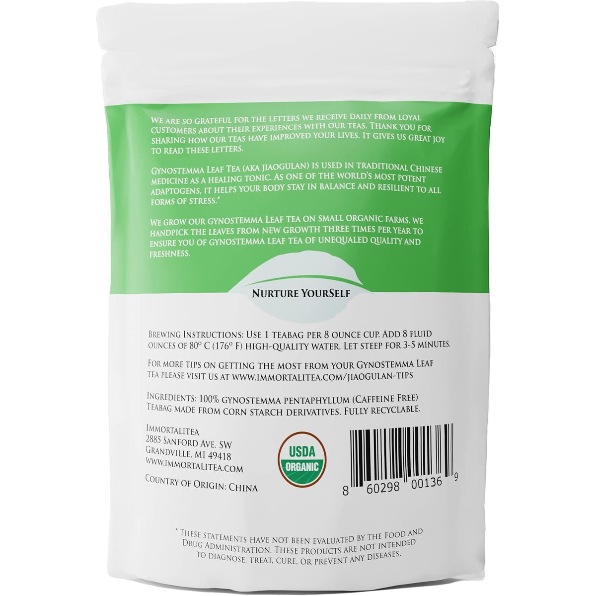Jiaogulan tea for natural wellness