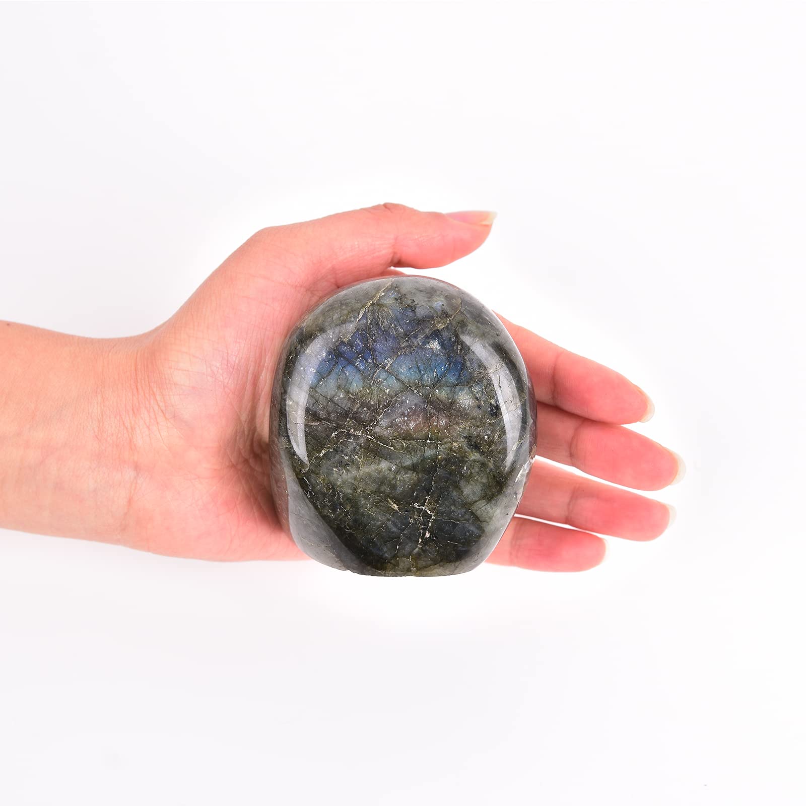 JIC Gem Labradorite palm stone benefits
