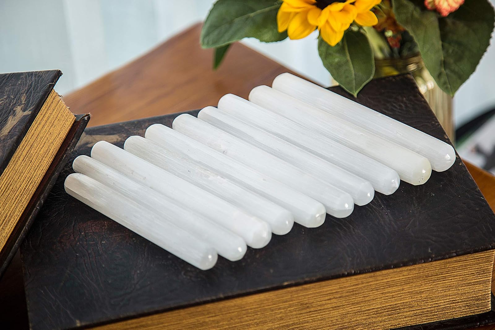 JIC Gem natural selenite sticks