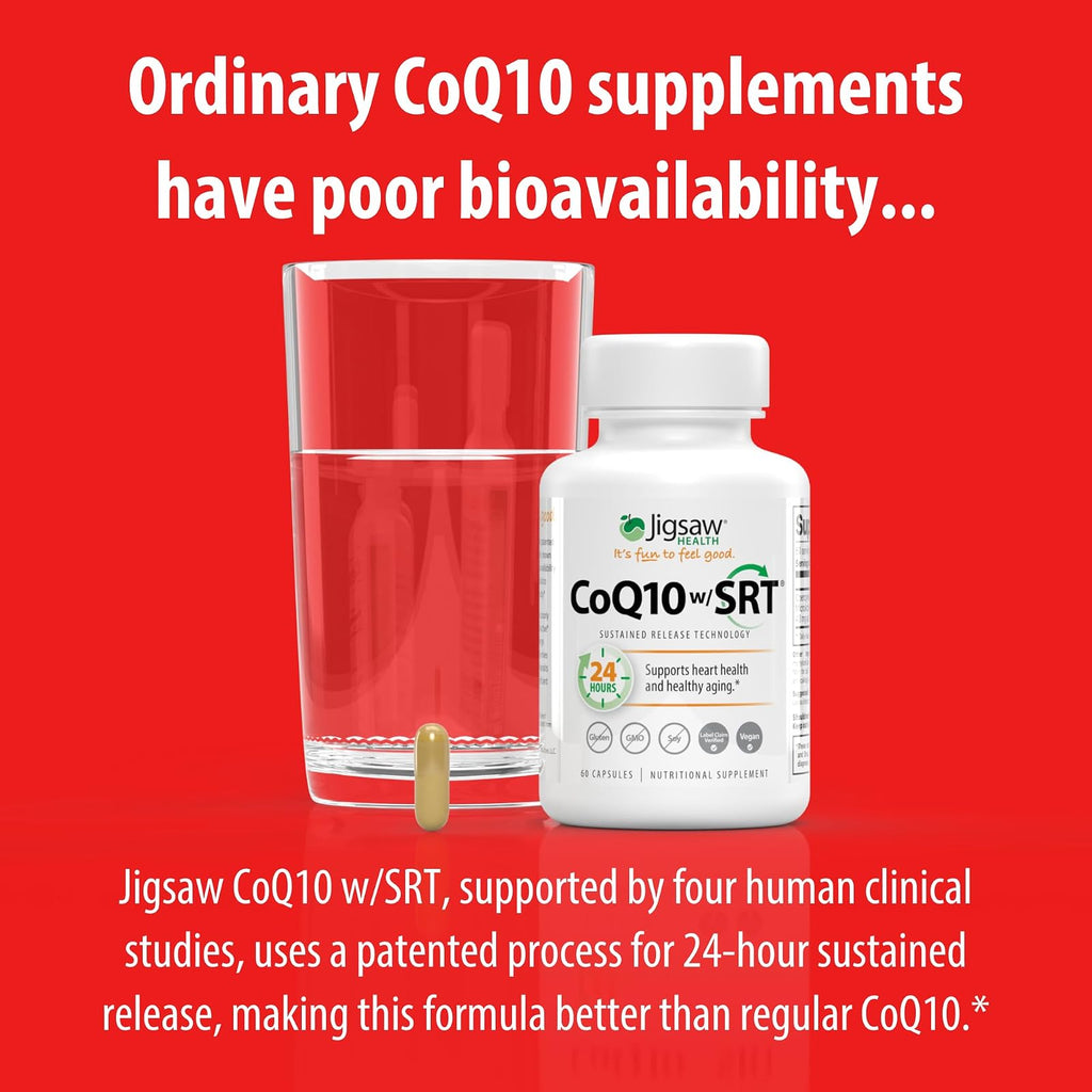 Jigsaw CoQ10 promotes healthy aging