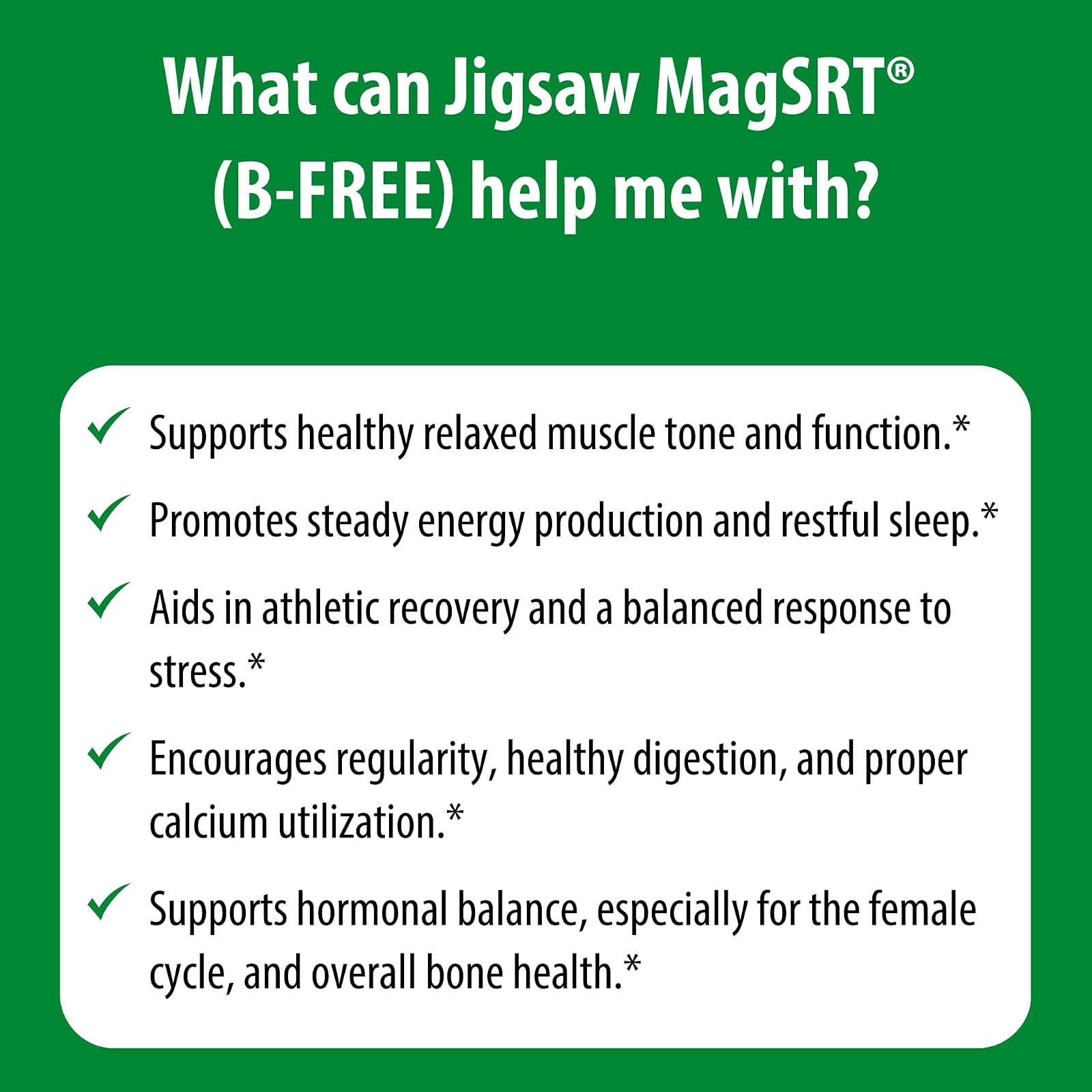 Jigsaw Health magnesium for relaxation