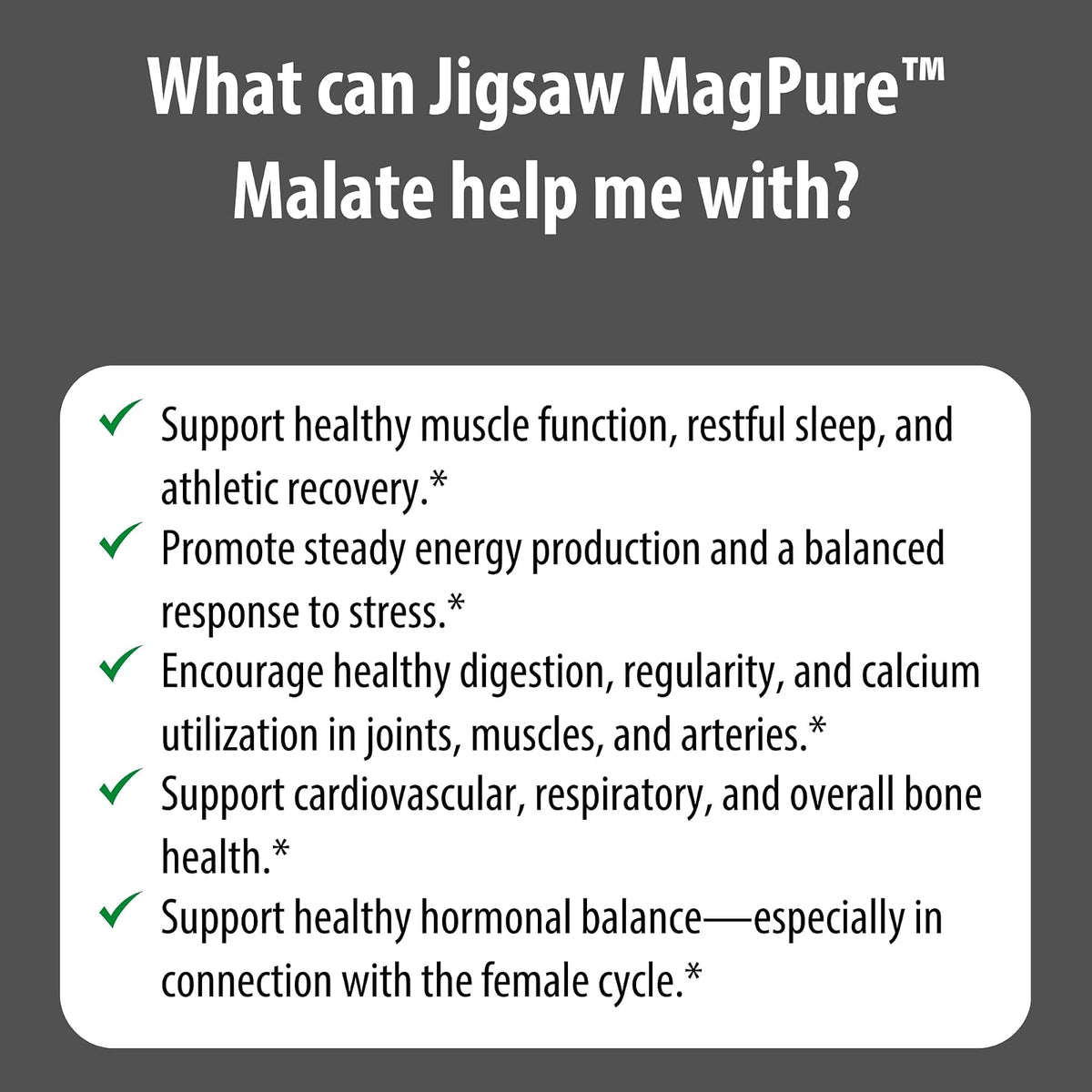 Jigsaw Health magnesium for relaxation
