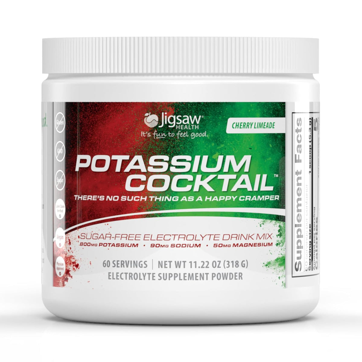 Jigsaw Health potassium cocktail cherry limeade
