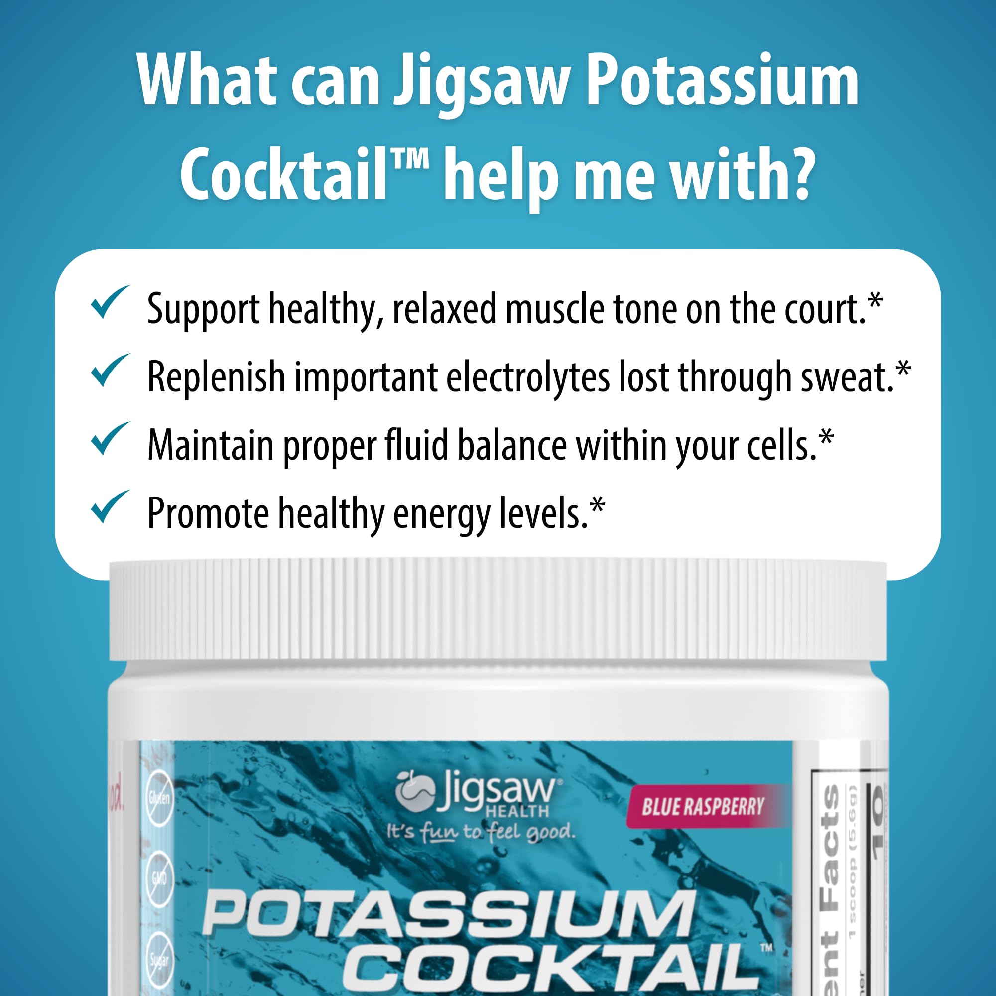 Jigsaw Health potassium for sports nutrition