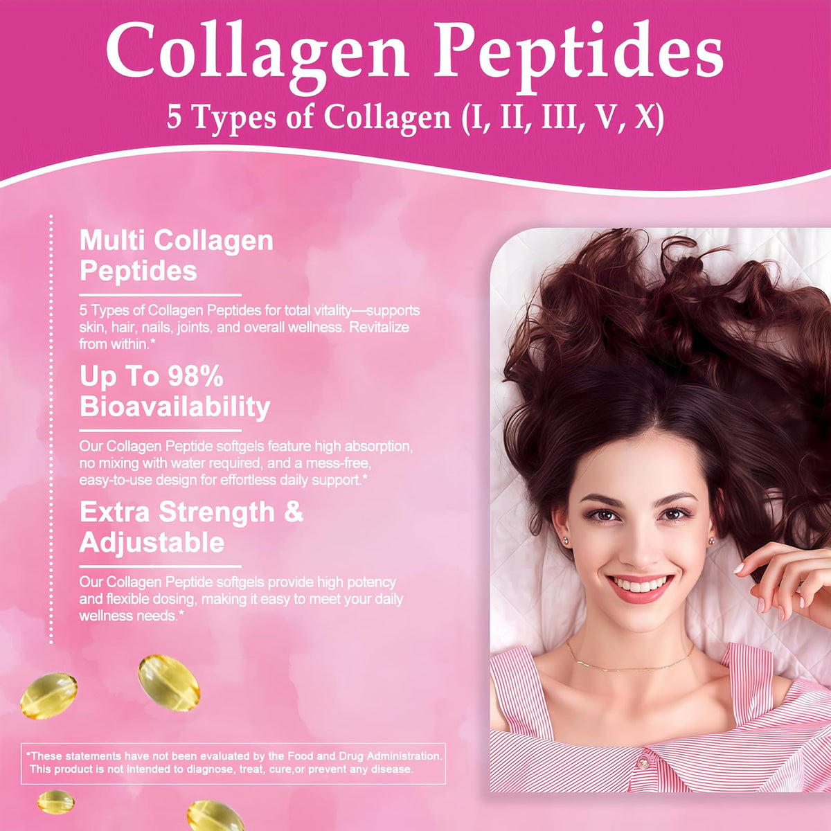 JINGYAT collagen softgels for hair growth