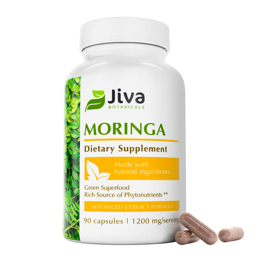 Jiva Botanicals moringa leaf extract capsules