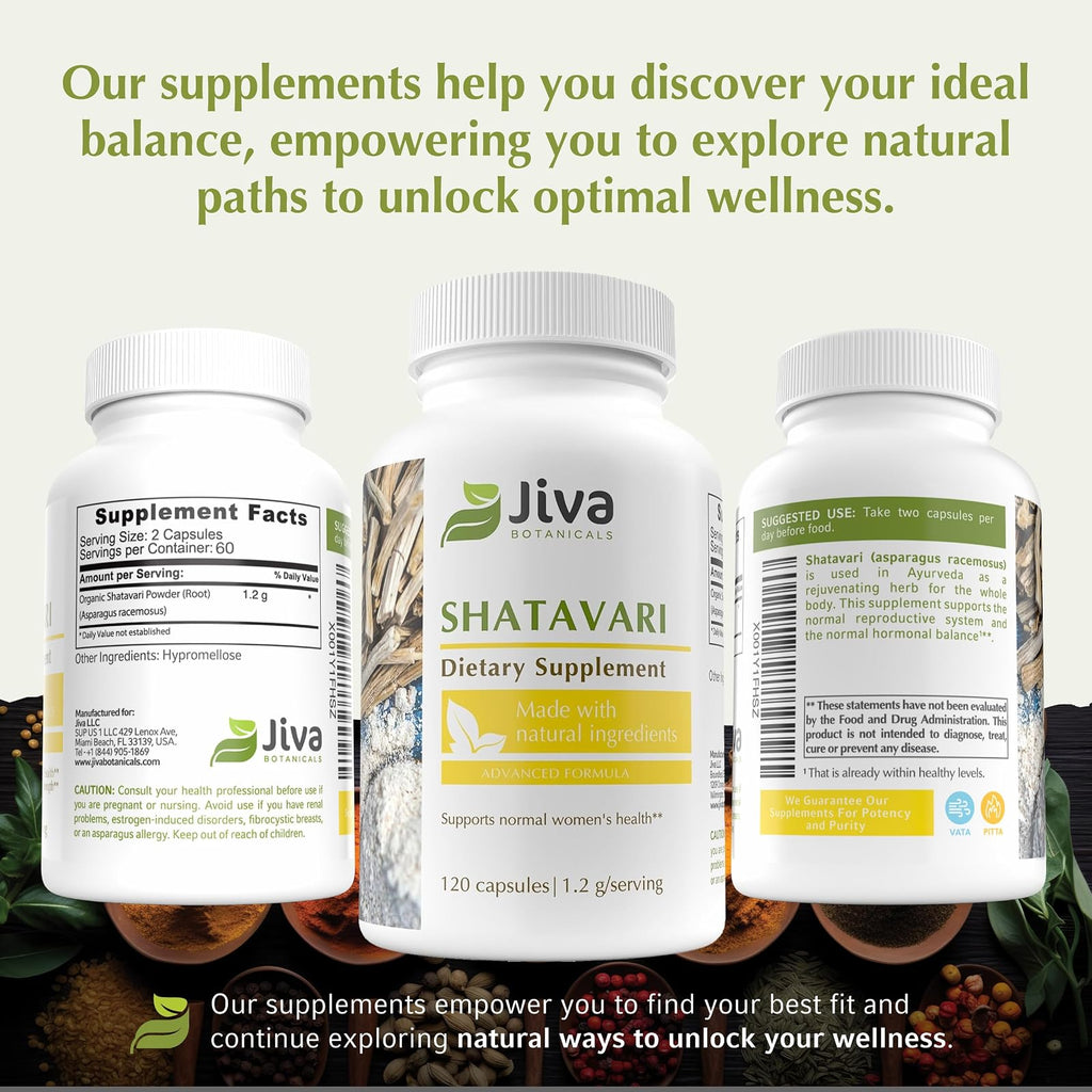 Jiva Botanicals shatavari energy booster