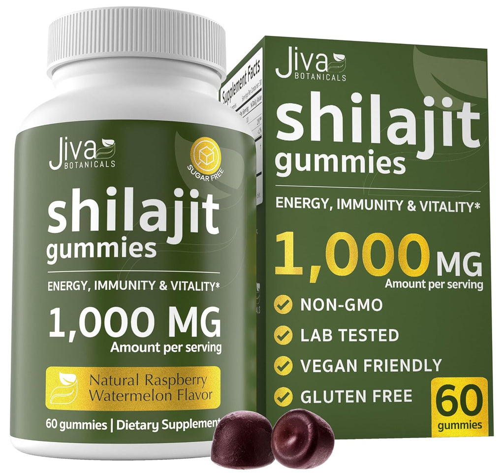 Jiva Botanicals Shilajit gummies for energy