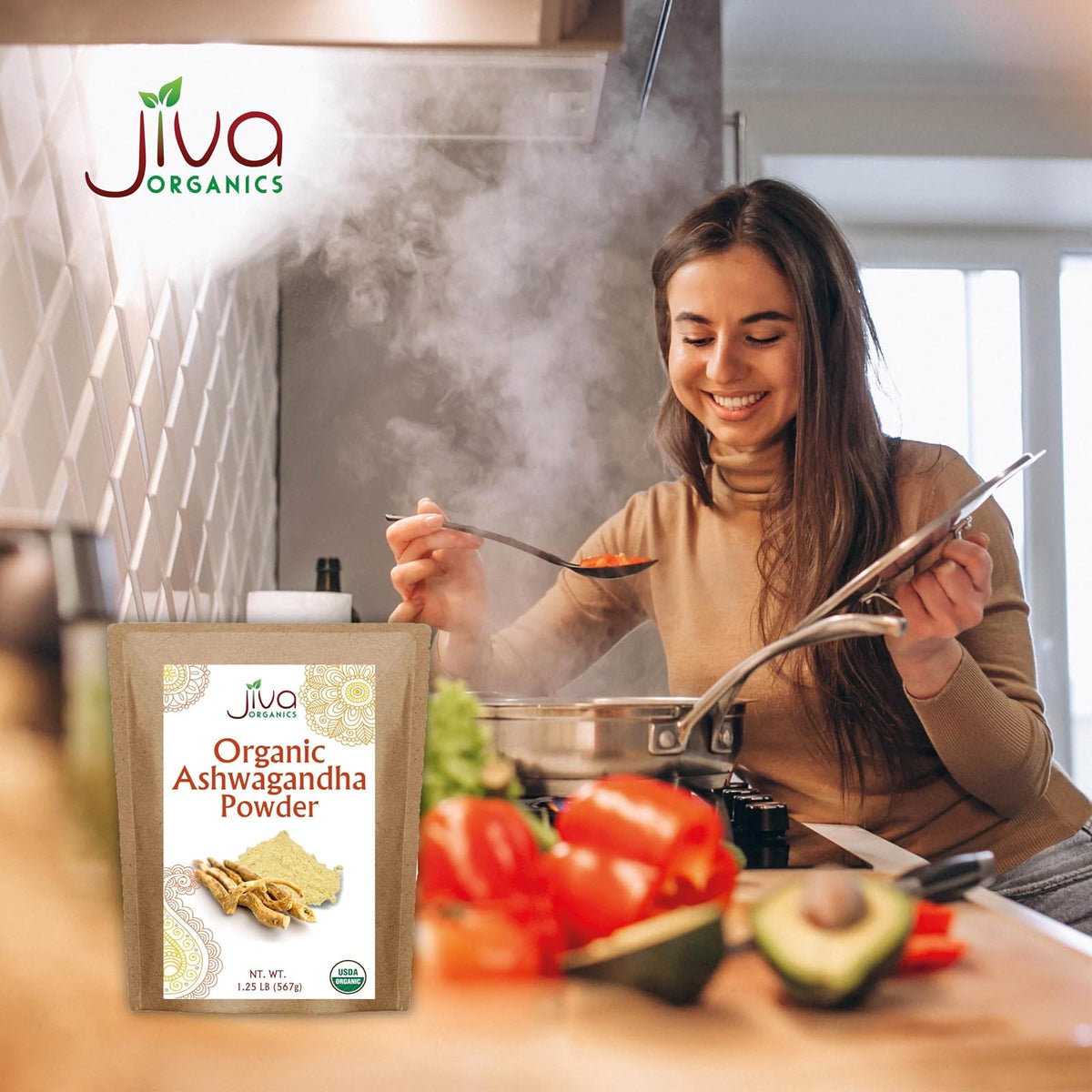 Jiva Organics ashwagandha for wellness