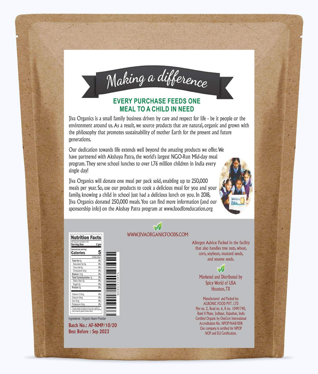 Jiva Organics neem powder for wellness