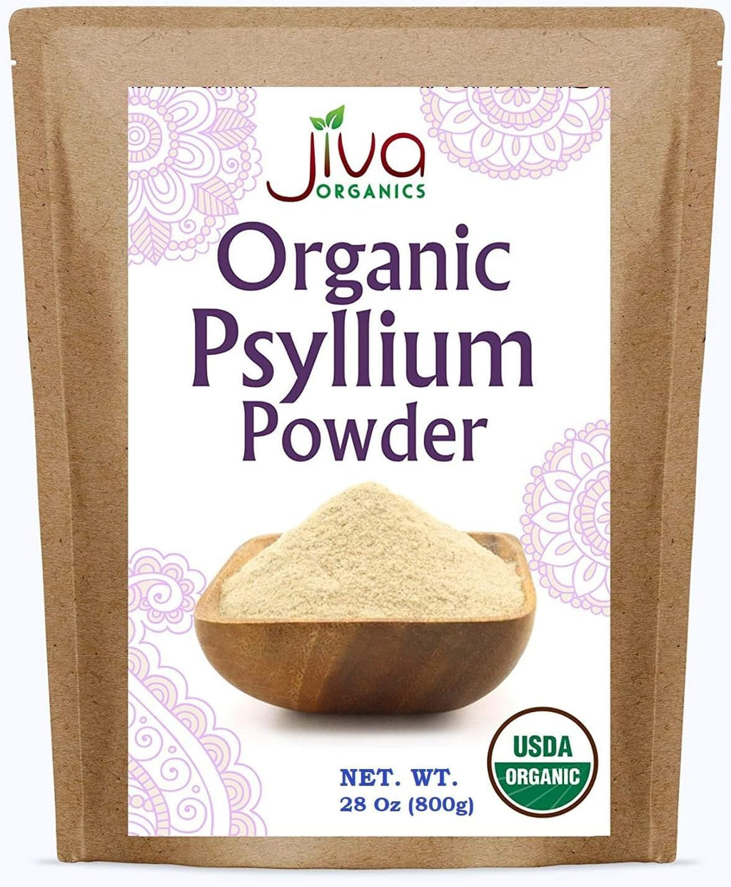 Jiva Organics psyllium fiber supplement