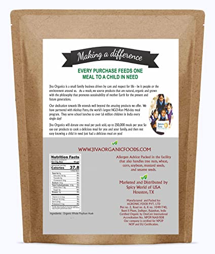 Jiva Organics psyllium for detox