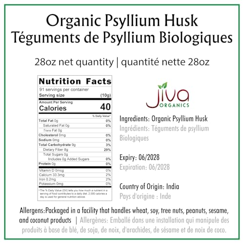 Jiva Organics psyllium for overall wellness