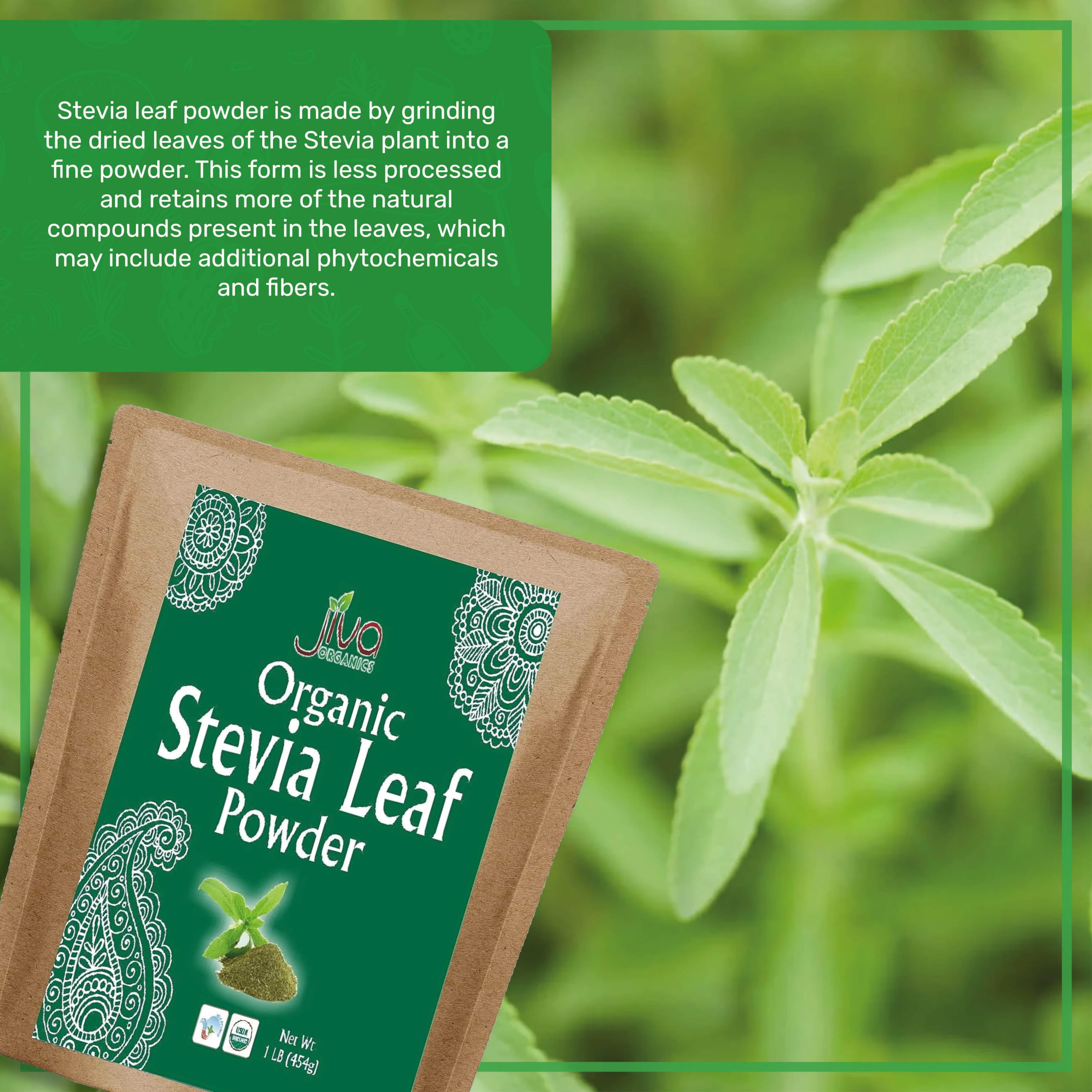 Jiva Organics stevia for diabetics