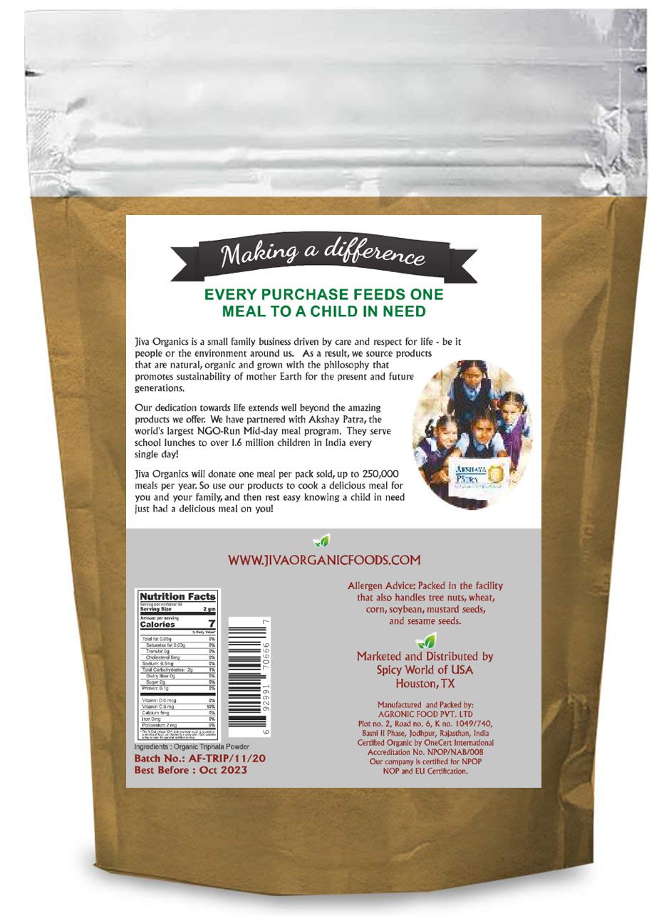Jiva Organics Triphala for detox