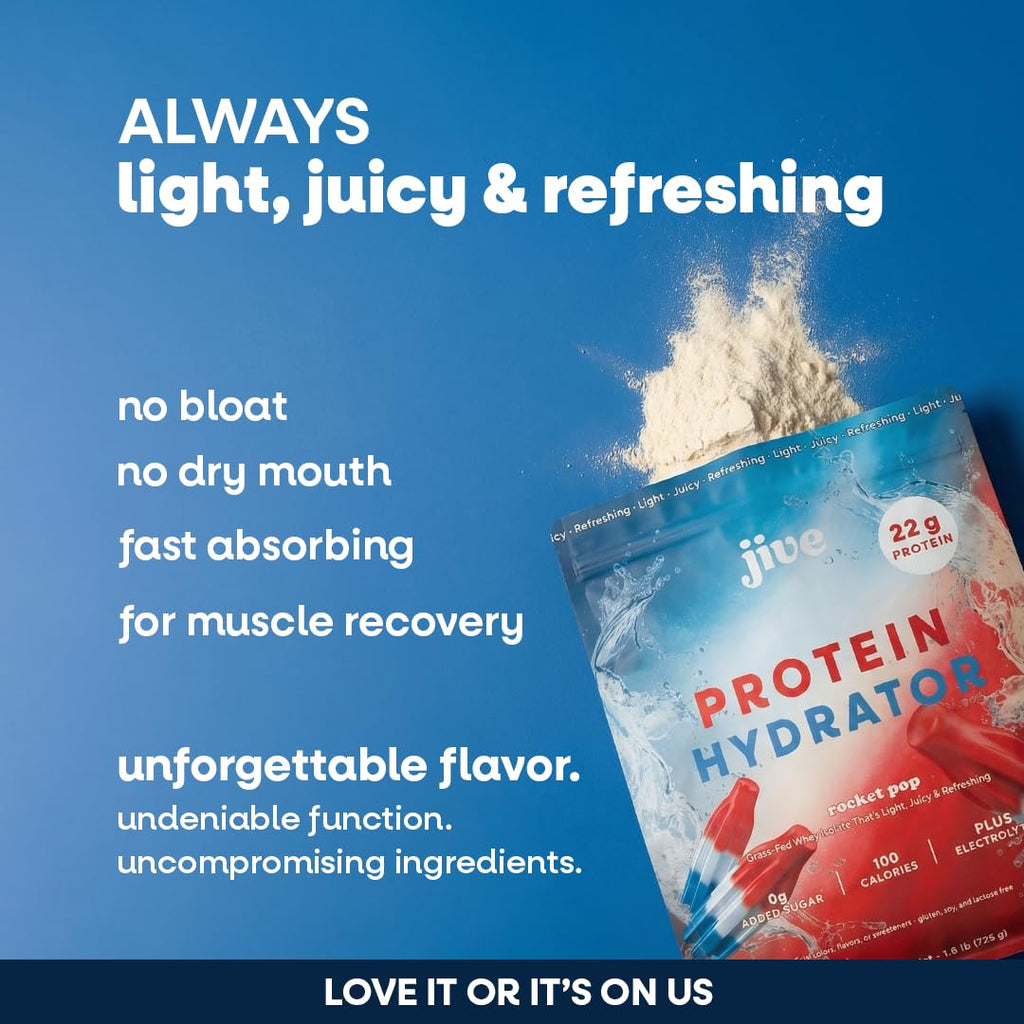 Jive protein powder for post-workout fuel