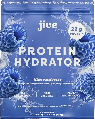 Jive whey protein blue raspberry flavour