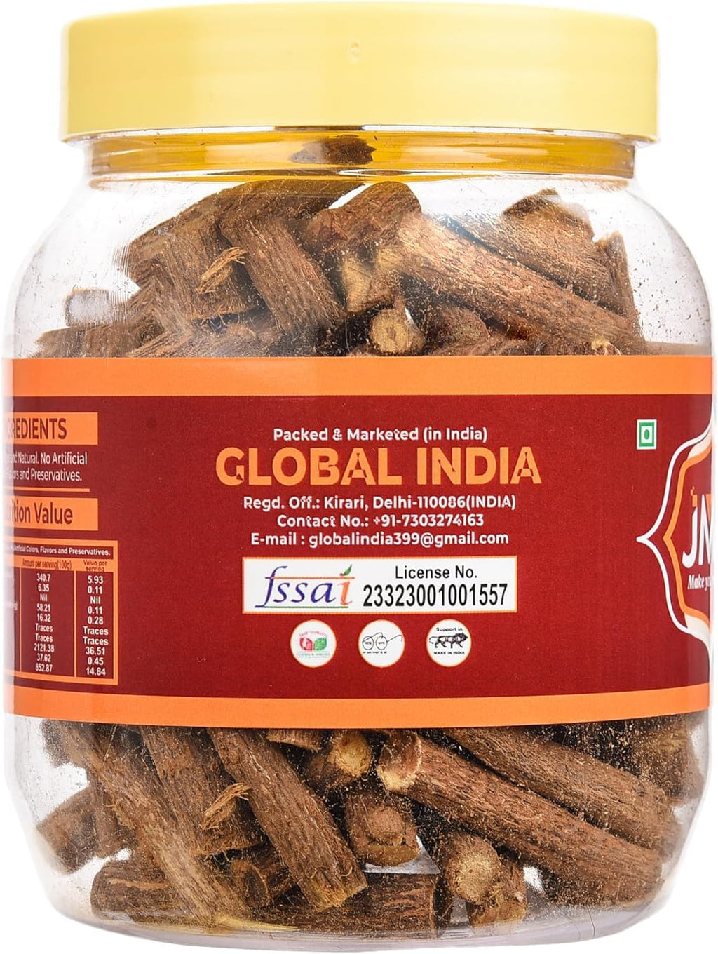JMN Mulethi licorice root for herbal remedies