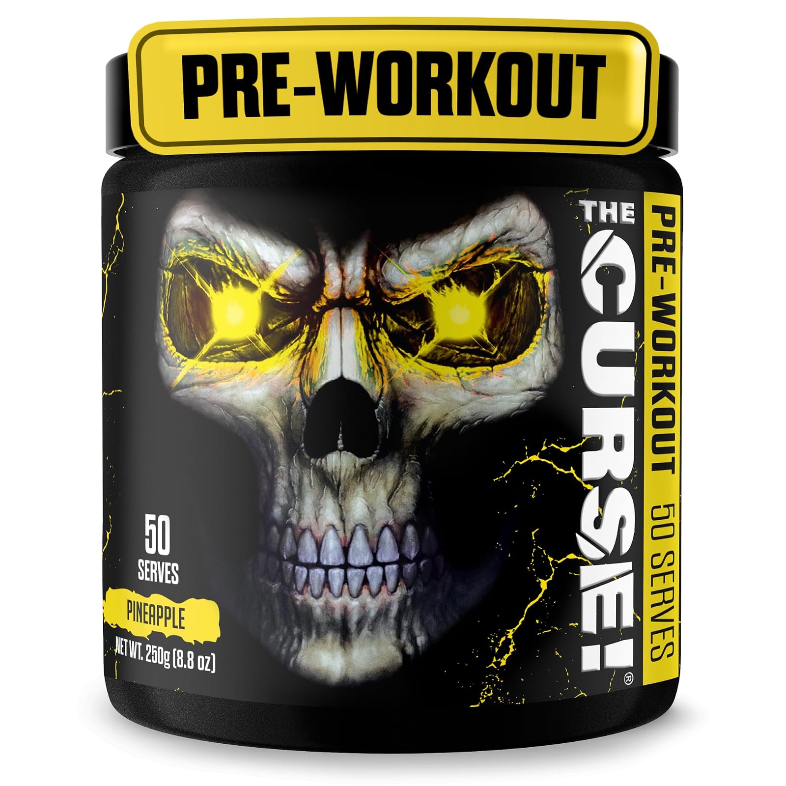 JNX pre-workout powder pineapple flavour