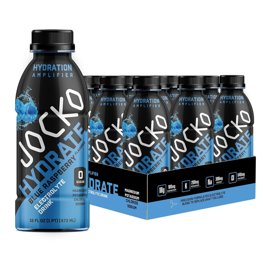 Jocko Fuel Blue Raspberry electrolytes drink