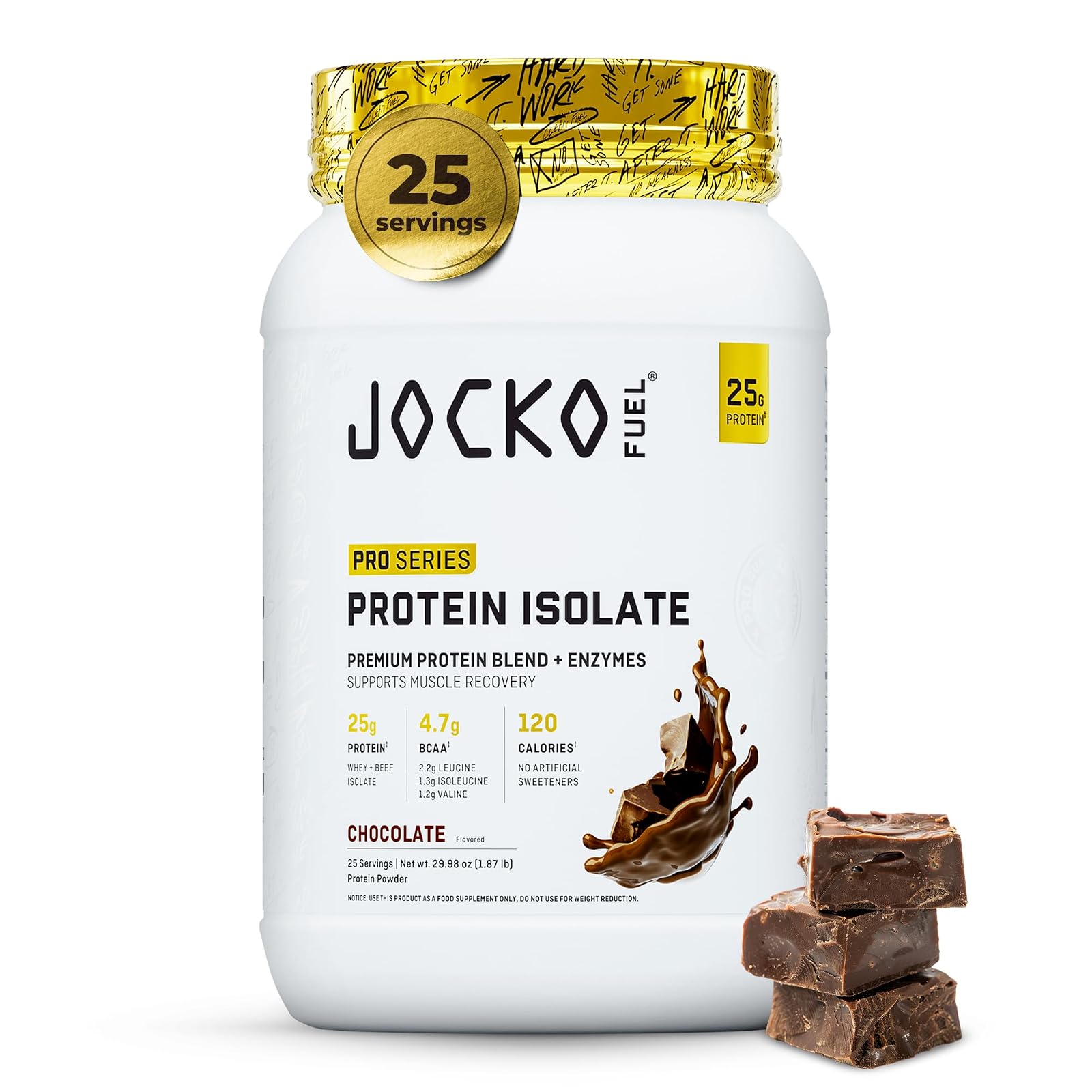 Jocko Fuel chocolate whey isolate protein