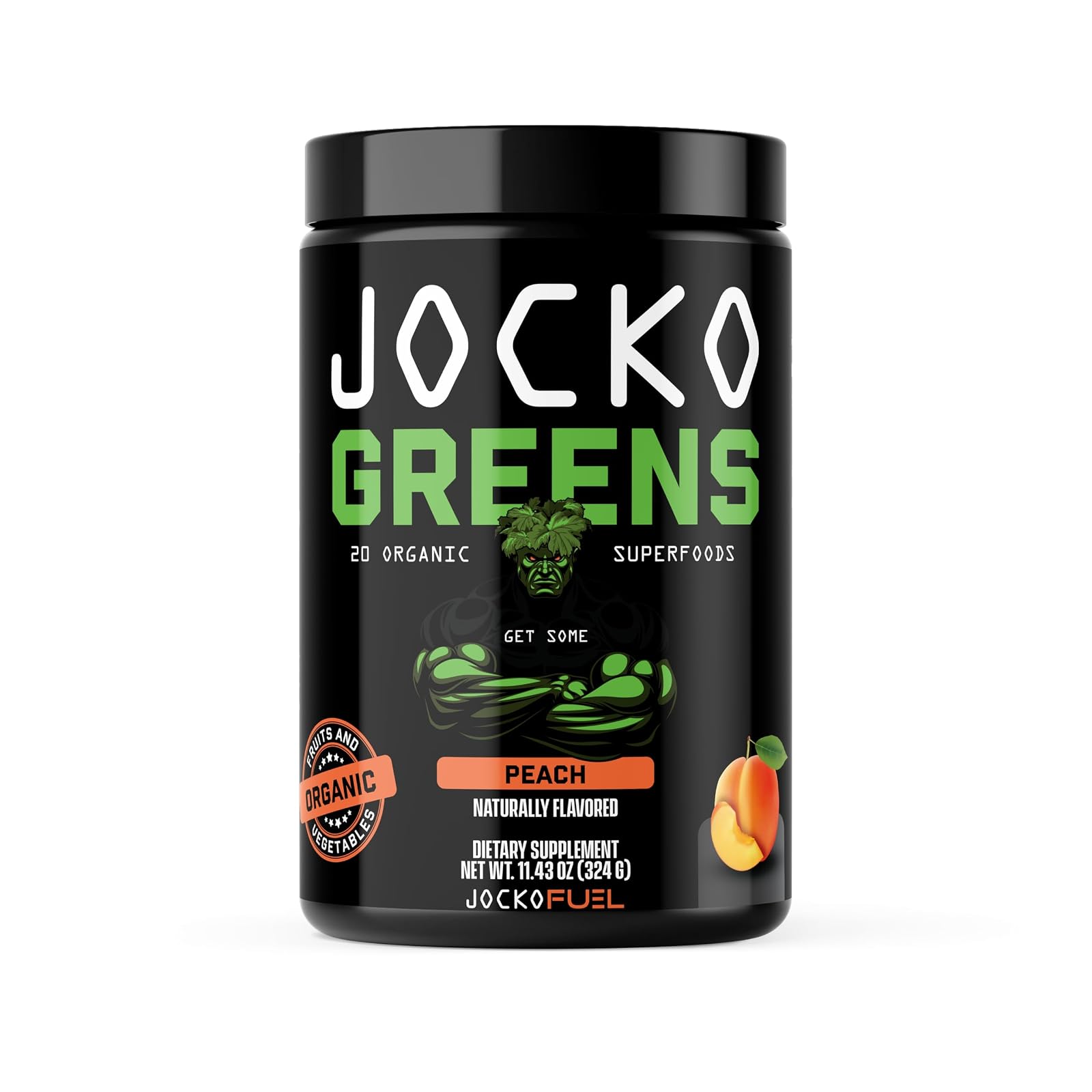 Jocko Fuel daily greens powder peach flavour