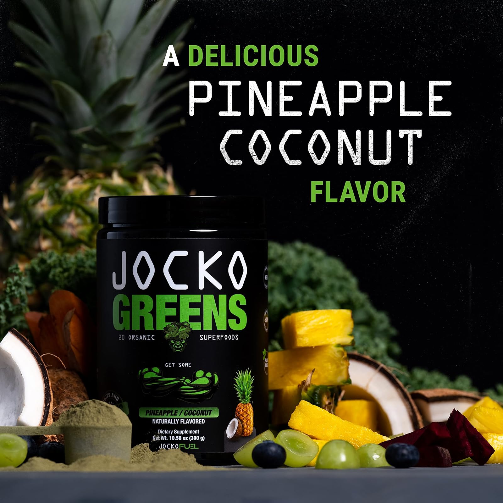 Jocko Fuel greens and creatine combo